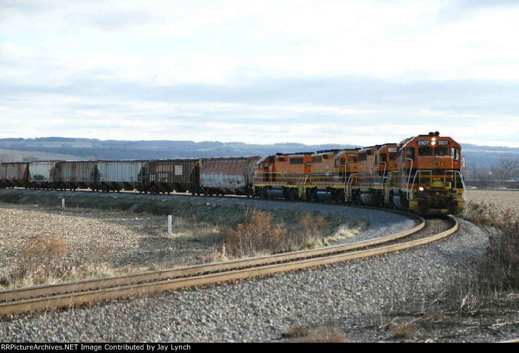 BP 3107 GP40-3 EMD 1967